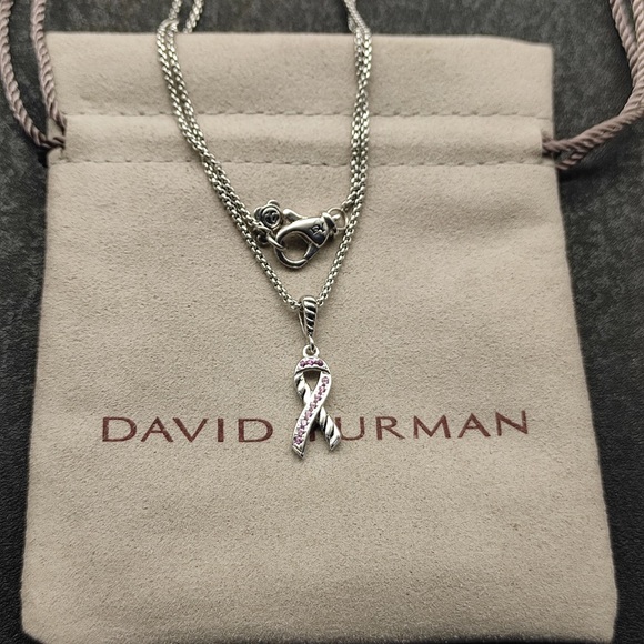David Yurman | Jewelry | David Yurman Sterling Silver Ribbon Pink ...